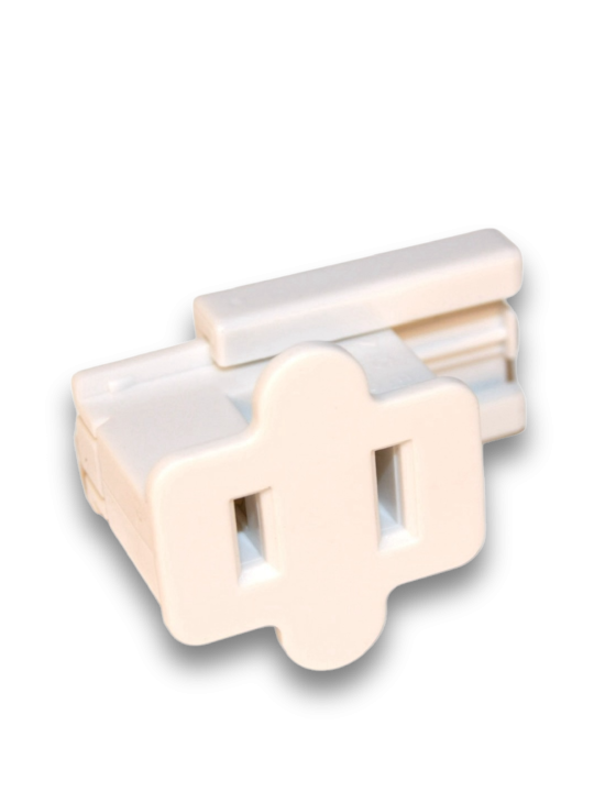 Slide Plug White Female: Easy to Use with No Tools Required | Holiday ...